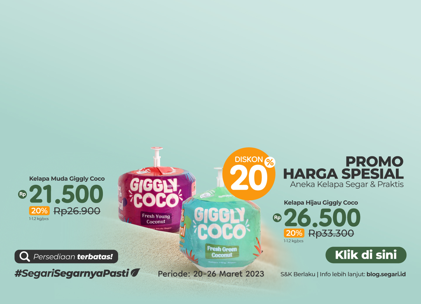 Segari : Situs Belanja Online Bahan Segar Berkualitas