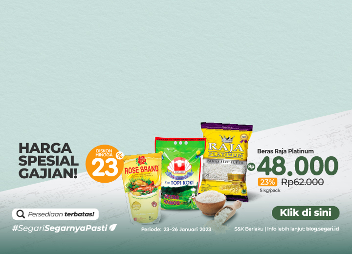 Segari : Situs Belanja Online Bahan Segar Berkualitas