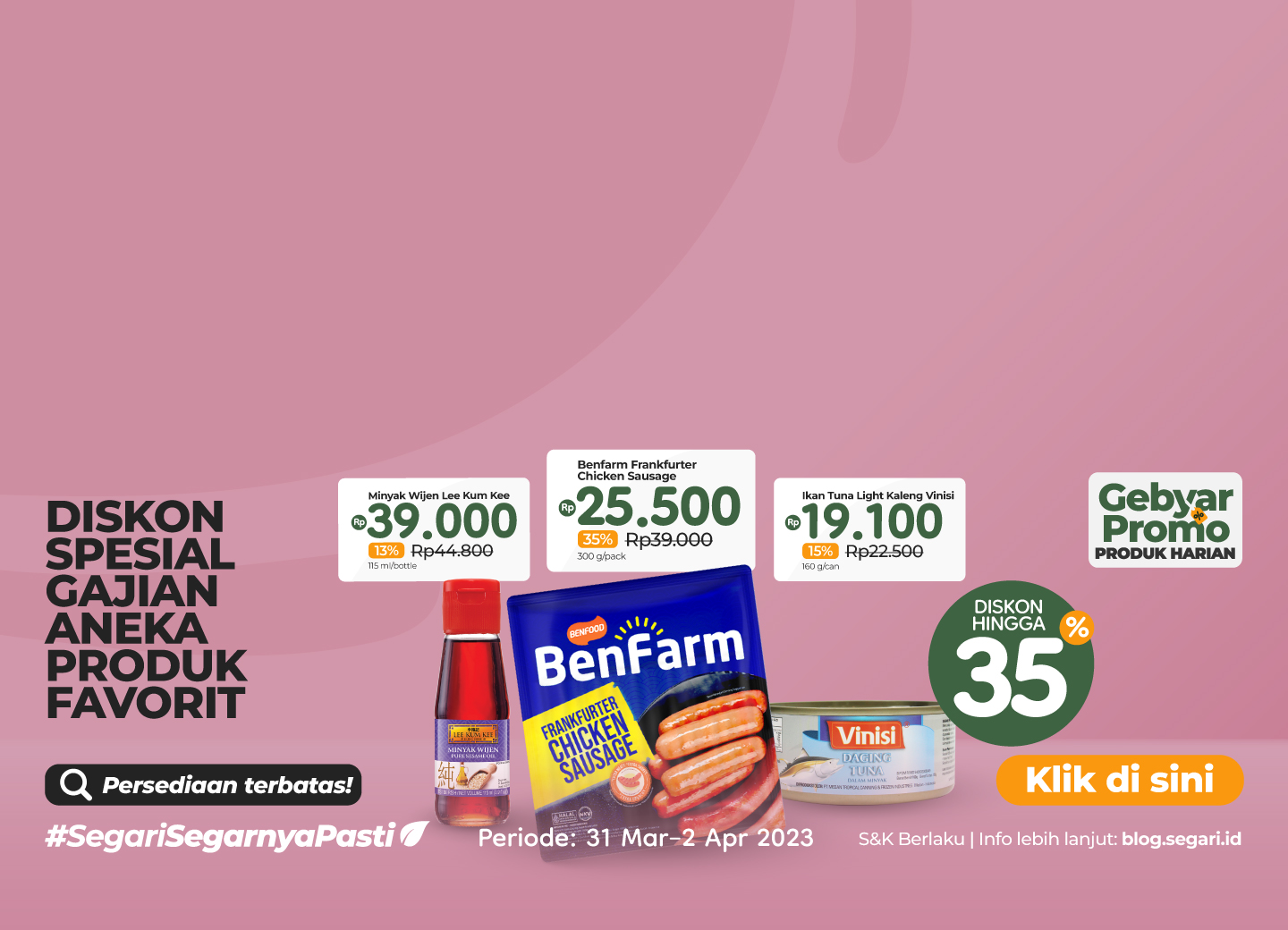 Segari : Situs Belanja Online Bahan Segar Berkualitas