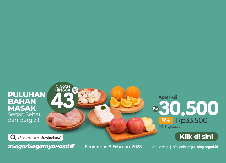 Segari : Situs Belanja Online Bahan Segar Berkualitas