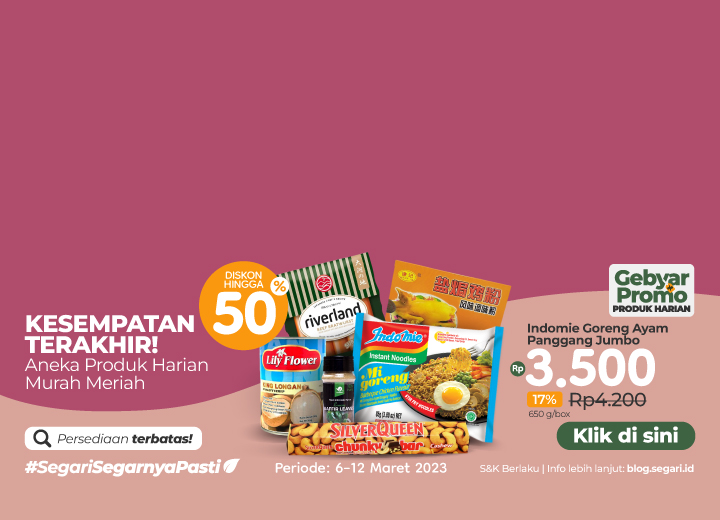 Segari : Situs Belanja Online Bahan Segar Berkualitas